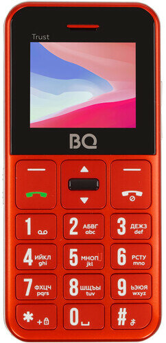 Сотовый телефон BQ 1866TrustRed/Grey
