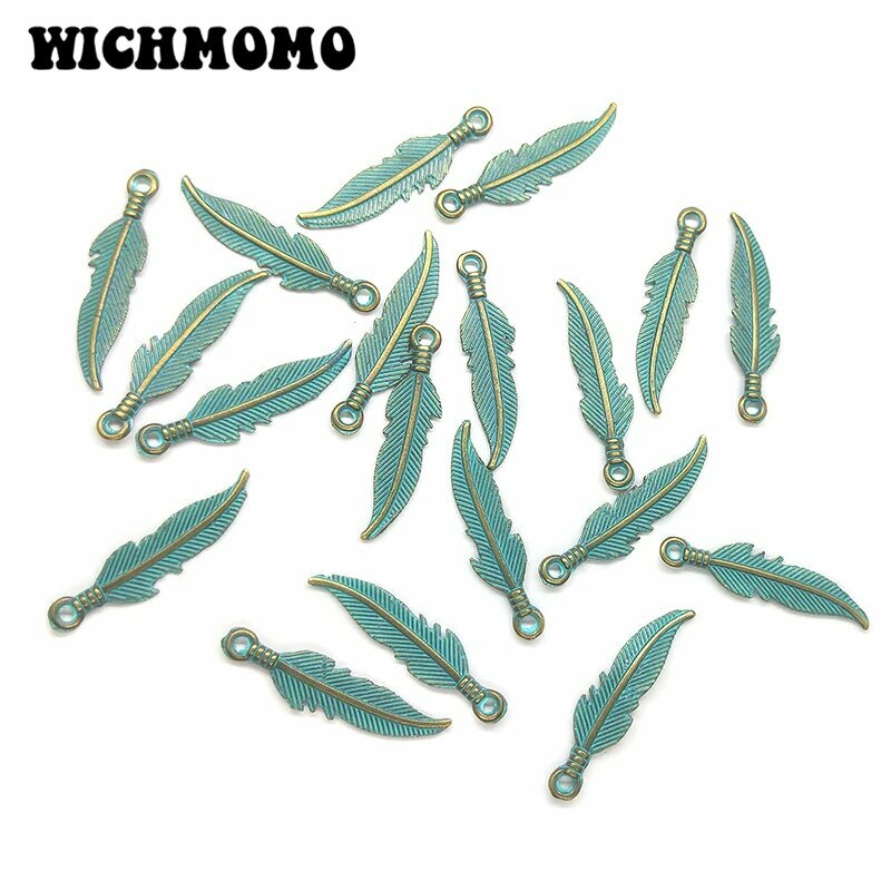 WICHMOMO подвески-перья из цинкового сплава 50 шт.