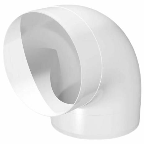 Колено 90 для круглых воздуховодов D12,5 12,5ККП