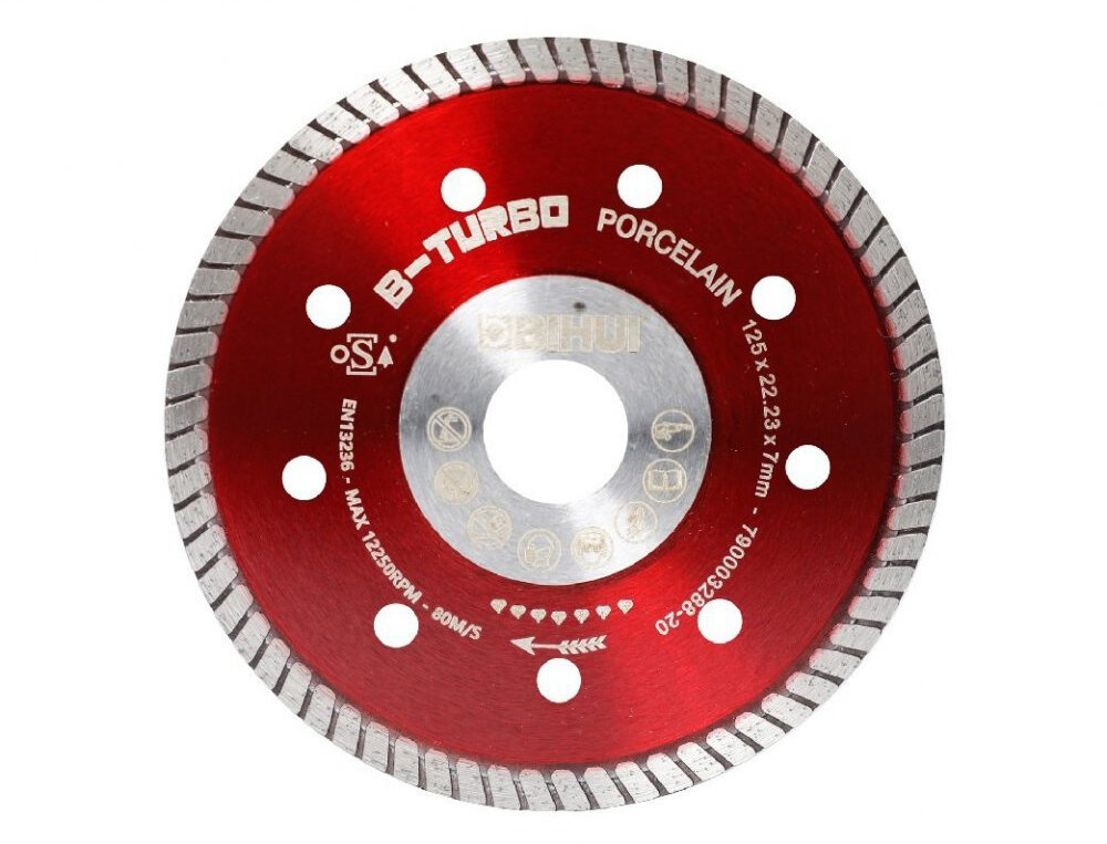 Диск алмазный отрезной 125х22,2х7мм Bihui DCDT125