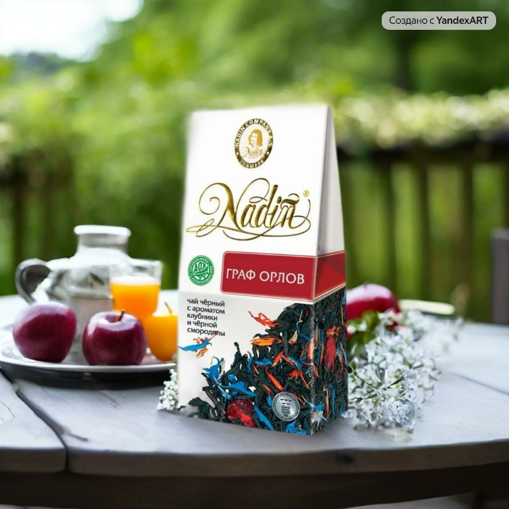 Nadin Чай листовой черный Граф Орлов,50 г