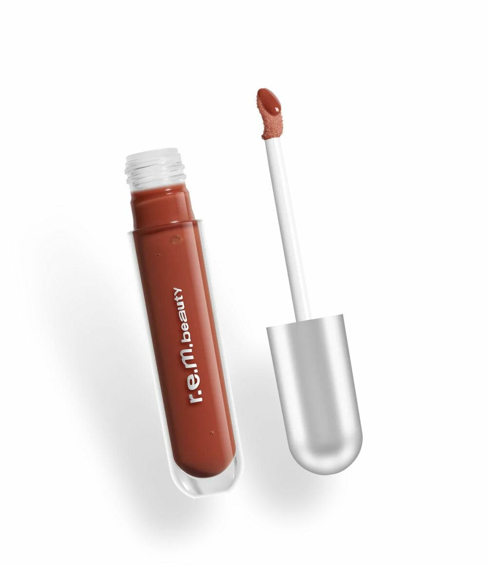 REM BEAUTY Essential Drip Glossy Balm Блеск для губ оттенок hocus cocoa