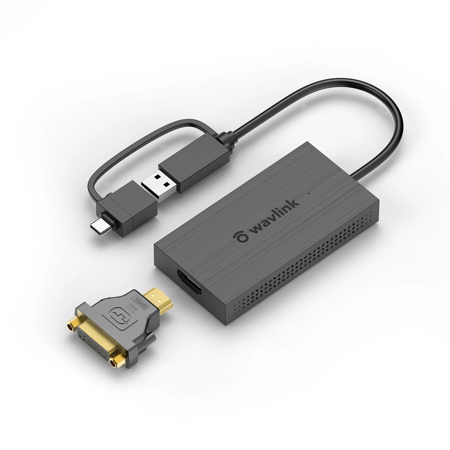 WAVLINK Адаптер USB C/USB 3.1 на 2 HDMI, SM768 Single 2K