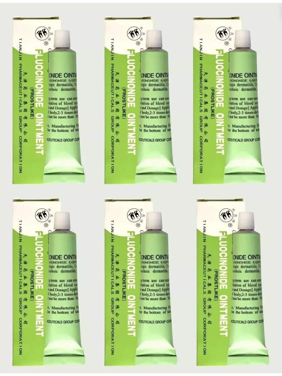 Крем от псориаза Таиланд Fluocinonid ointment 6 штук