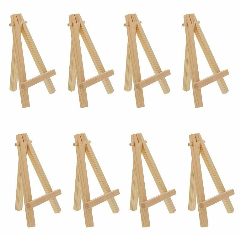 20 Pcs Kids Mini Мольберт настольный / Wooden Art Painting Car Стенд для рисования 15X8 см