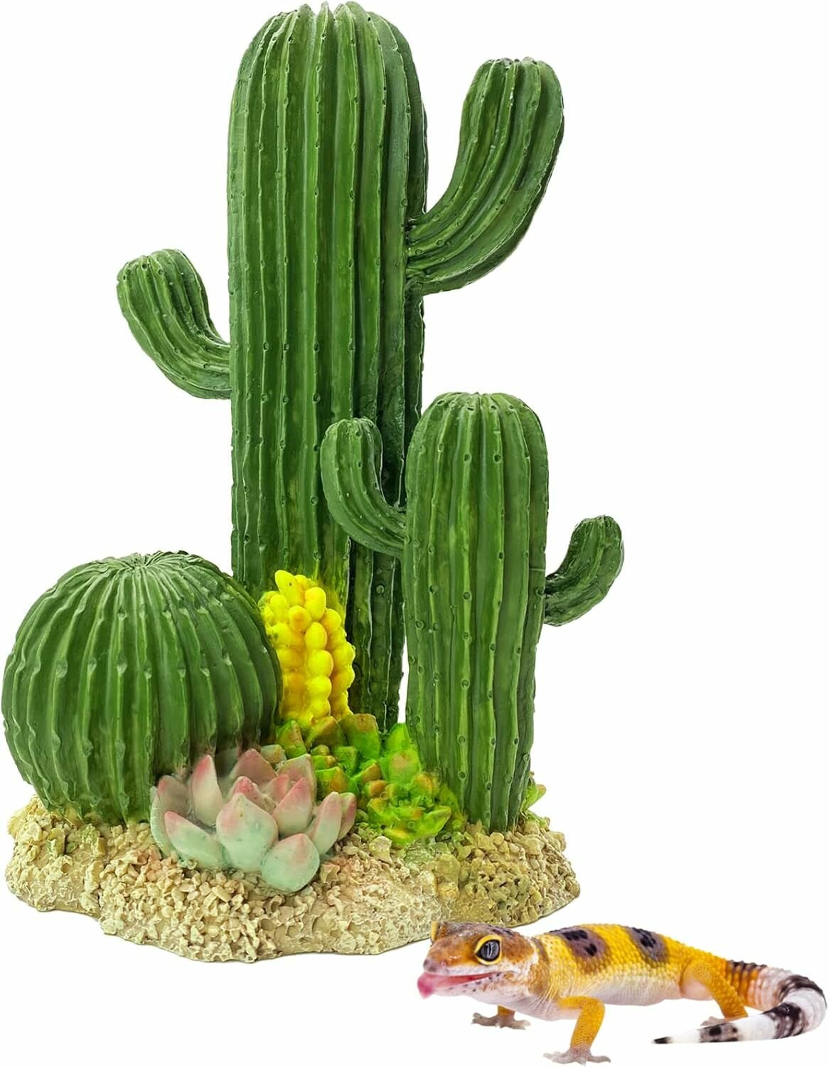 Декор для аквариума с рептилиями: бородатая агама, хамелеон, леопард, геккон, змея, рыба