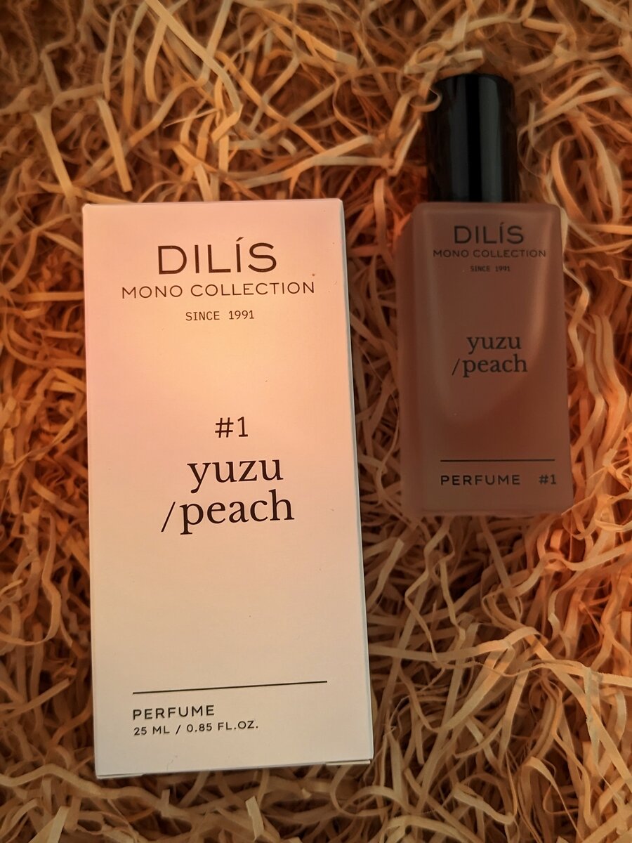 Духи женские Dilis Mono Collection Yuzu Peach, 25 мл