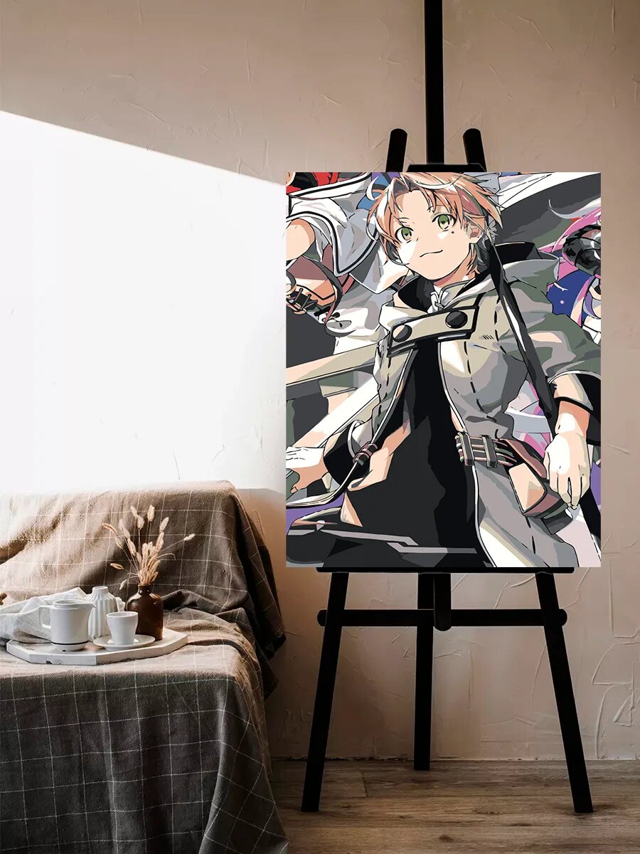 Картина по номерам Аниме Реинкарнация Безработного