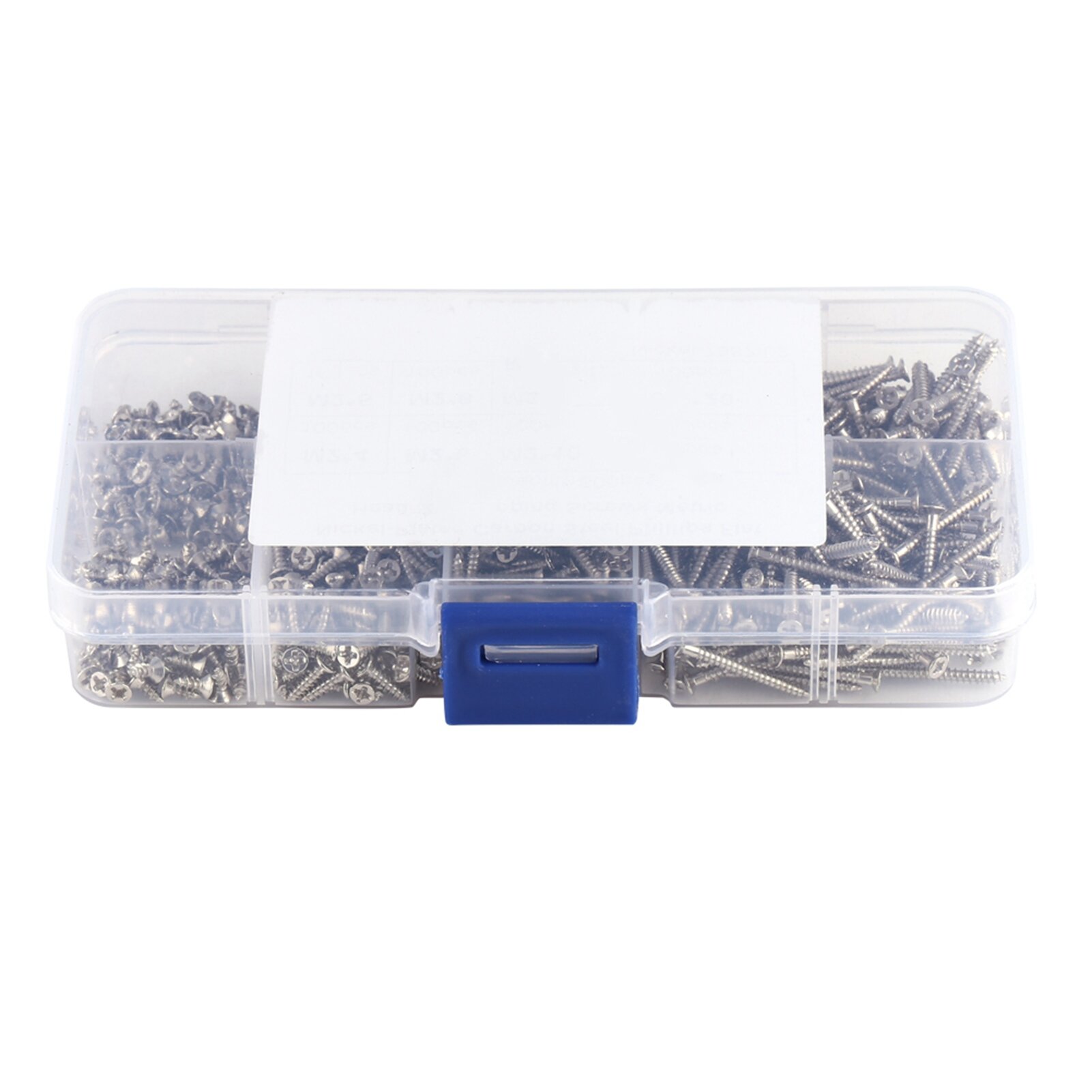 800 шт. саморезов M2 с плоской головкой и крестообразным шлицем, крепеж для деревообработки, в коробке.