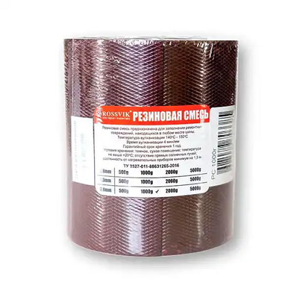 ROSSVIK PC.1.30.1 резина сырая рс 1000 гр. 3 мм\