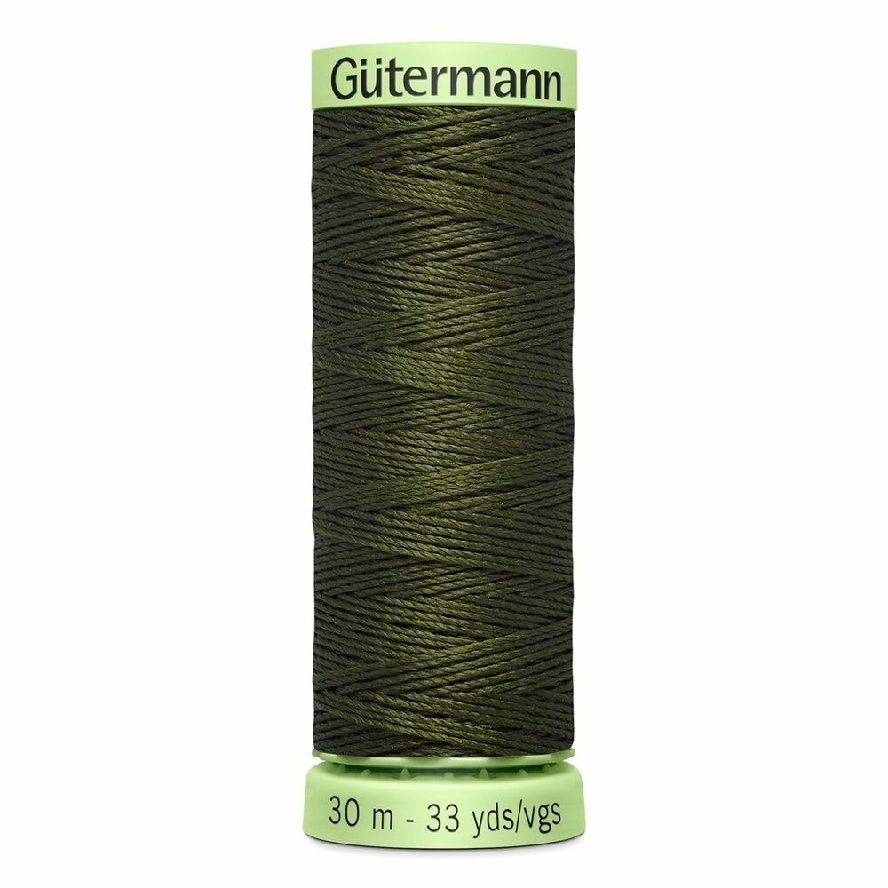 Декоративная нить Gutermann Top Stitch 30/30 м для декоративной отстрочки, 100% полиэстер, цвет 531 хаки, 5 шт (3)