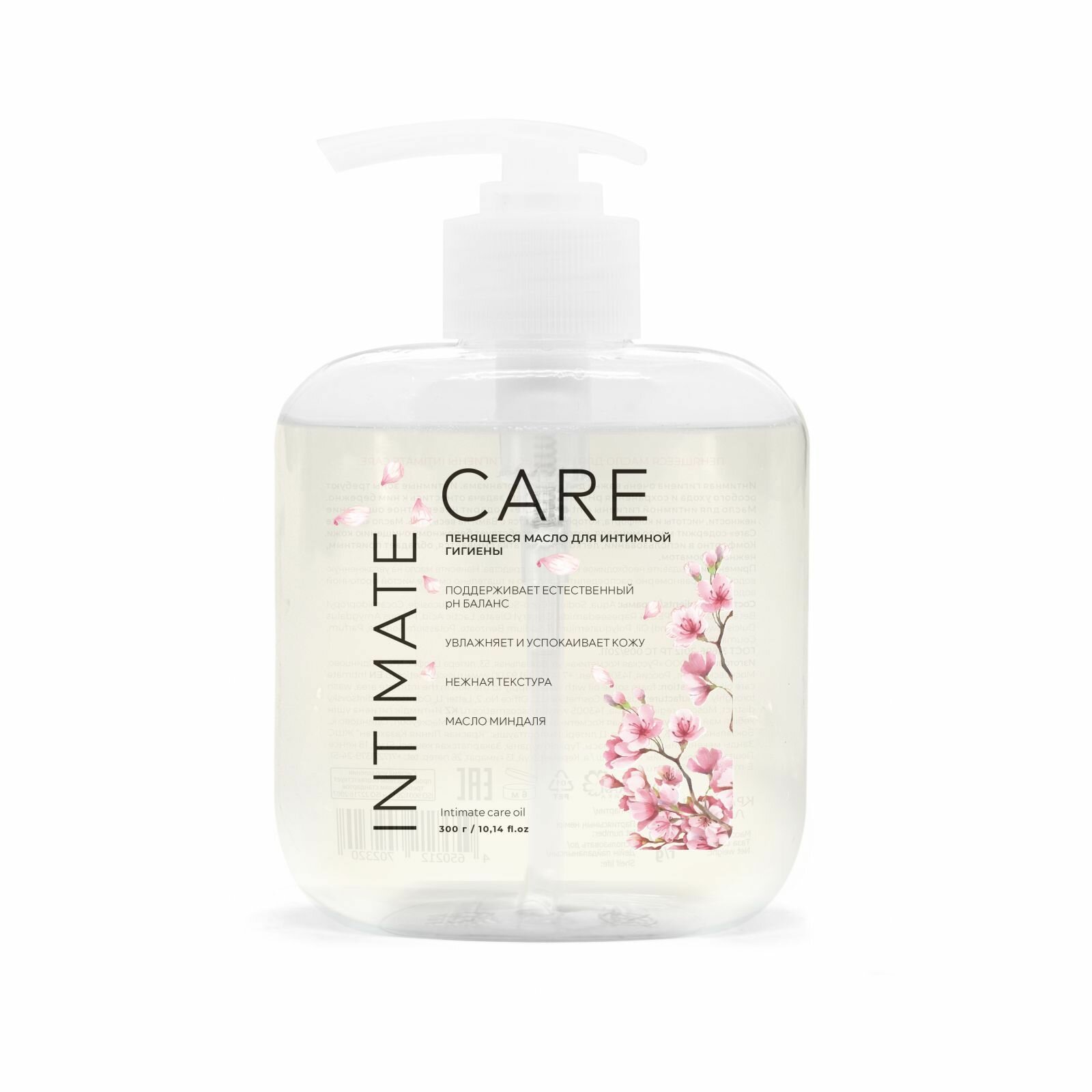 Масло для интимной гигиены Красная линия "Intimate Care", пенящееся, 300 г