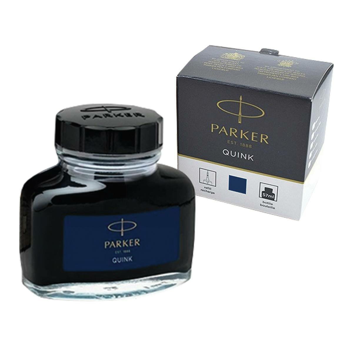 Чернила Parker Bottle Quink, 57 мл, синие (1950376)