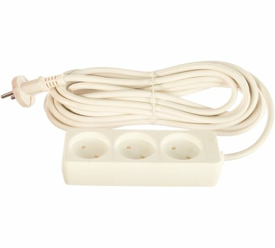 Удлинитель бытовой ТМ Союз 2200Вт 3гн (*ПВС2*1.0) 7м 10А // 481S-1307