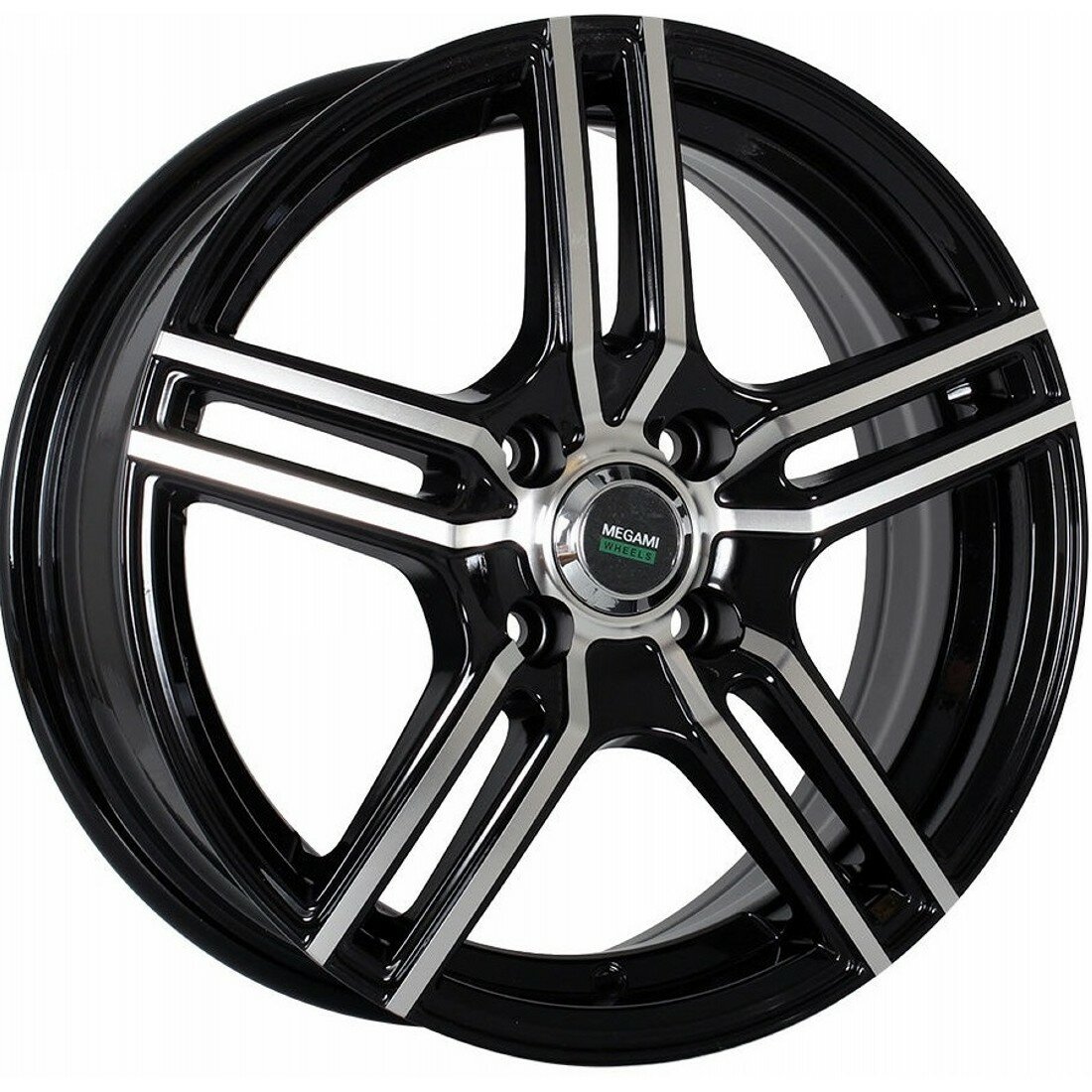 Колесный диск Megami MGM-1 6x15 5x100 ET38 57,1 BKF литой для автомобиля