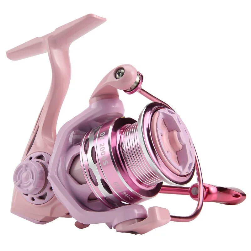 1000 2000 Series Ultra Light Sea Bass Spinning Fishing Wheel 5+1BB Левая/правая сменная рыболовная катушка baitcasting r