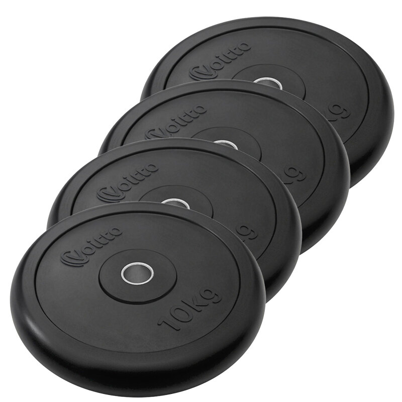 Набор дисков обрезиненных Voitto V-307 10 кг (4 шт), d 26