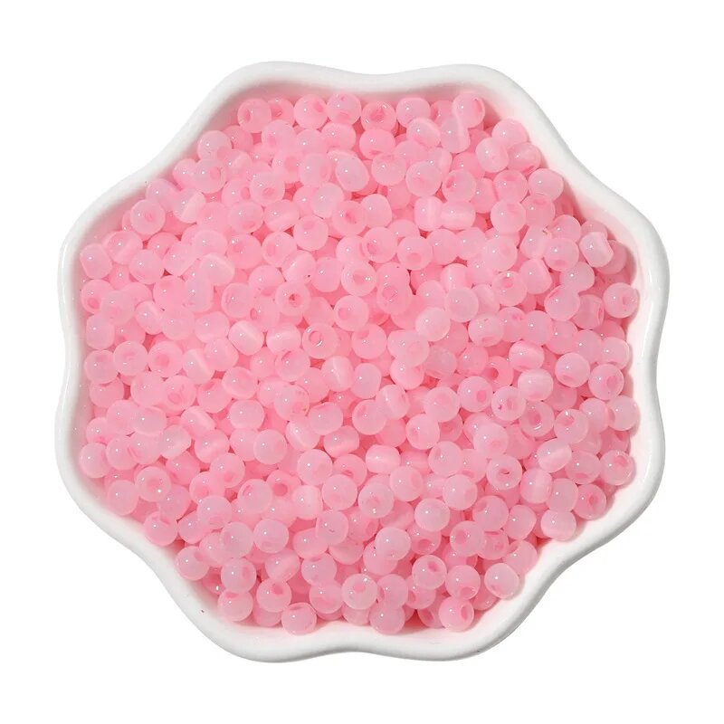 Бусины чешское стекло опал кошачий глаз 4 мм 150 шт Розовый, 6