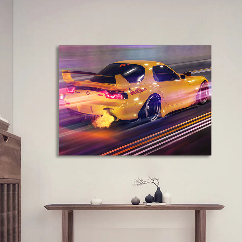 Картина авто / MAZDA, картины на стену для интерьера / мужчине, 20х30 см.