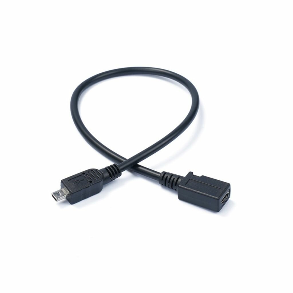 Кабель для передачи данных Micro USB female-mini usb 8p male