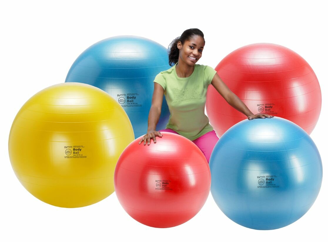 Мяч "Body ball " с BRQ 85 см (красный), система "антивзрыв" 90.85