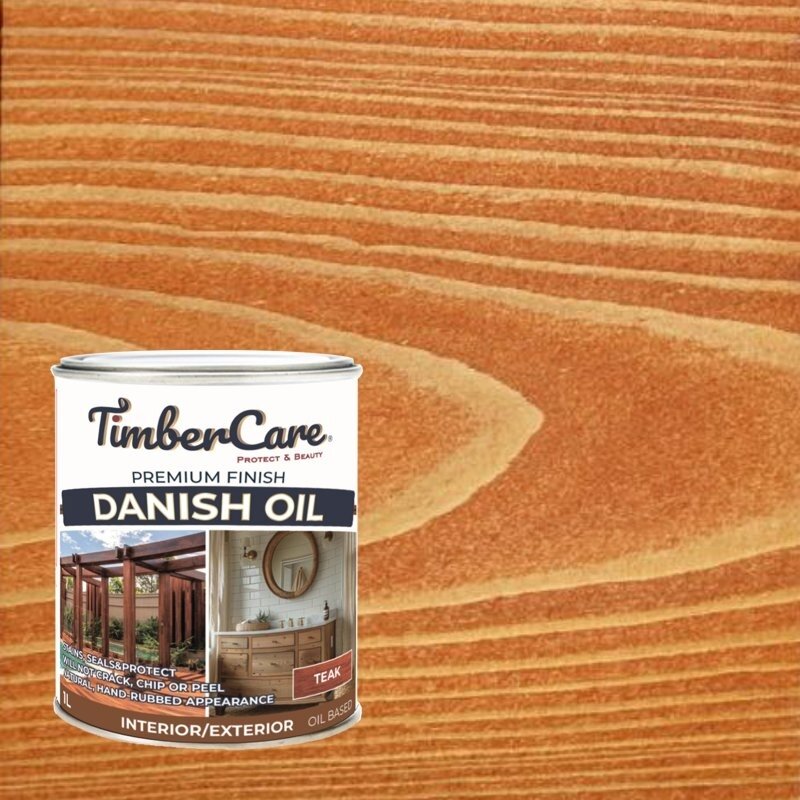 Датское масло TimberCare Danish Oil 1 л Тиковое дерево 350288