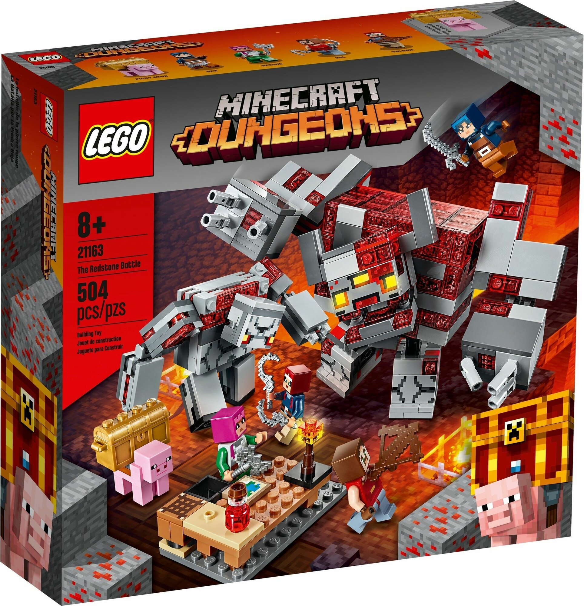 Конструктор LEGO Minecraft 21163 Битва за красную пыль