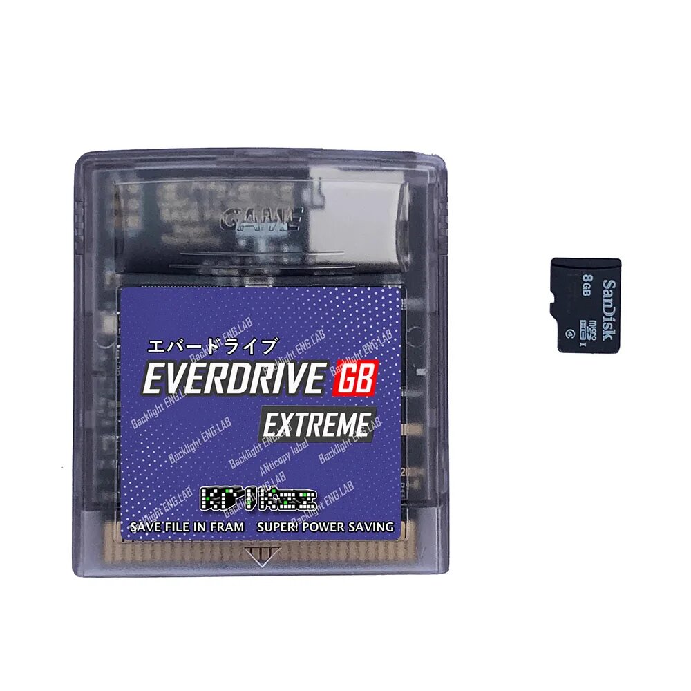 EVERDRIVE GB EXTREME Чип-память для GBGBC, with 8G SD Card