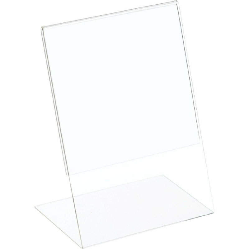 Ценникодержатель настольный из акрила верт L-образная ACR-PRICERA5, 1шт/уп, 645216