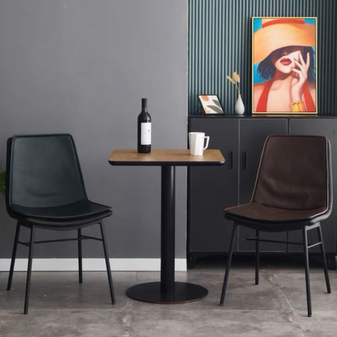 Интерьерный обеденный стул Douzil (коричневый)