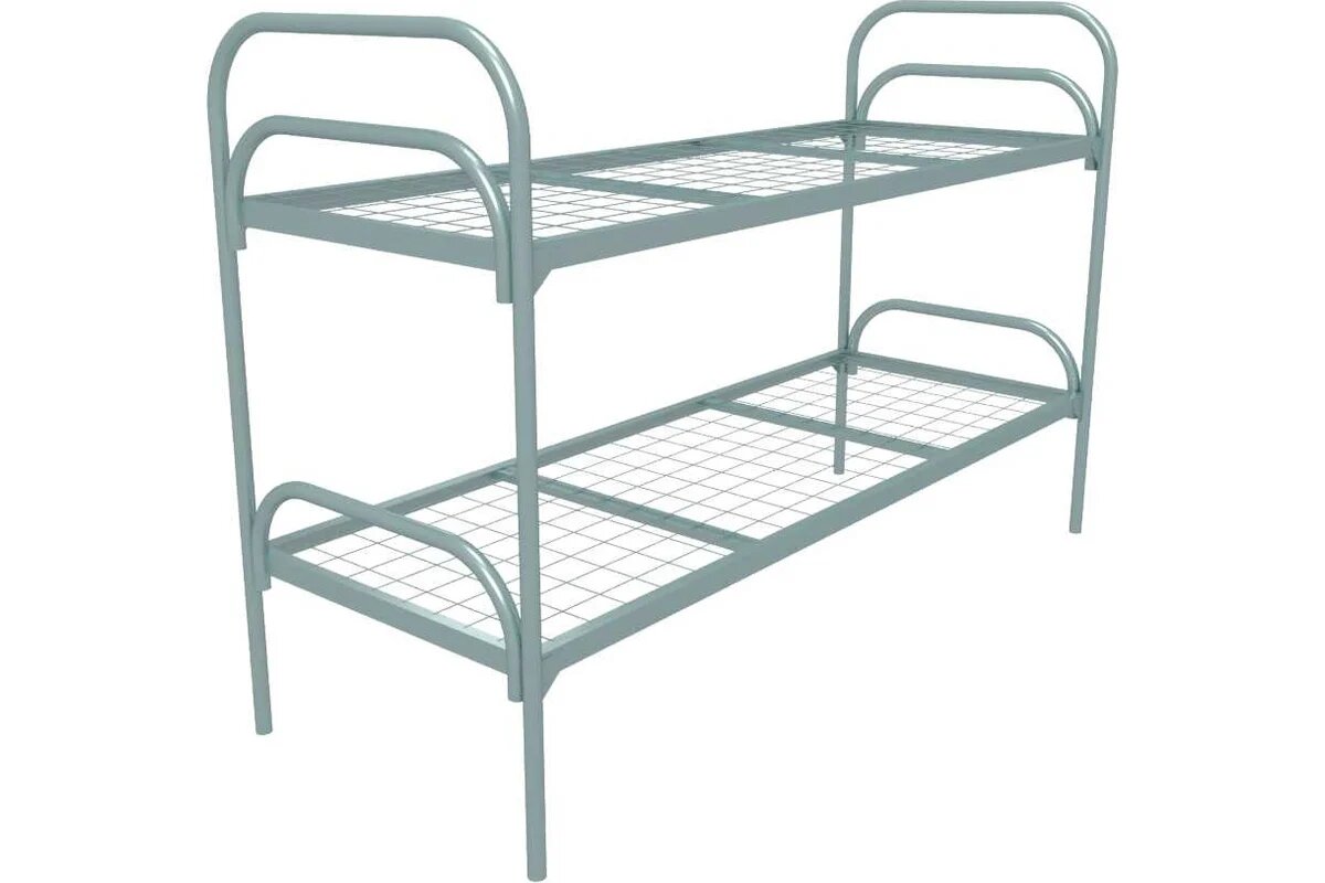 SAMGRUPP Кровать металлическая двухъярусная 'стандарт + 2' (900x1900, сетка 100x50, 2 перемычки) 17045