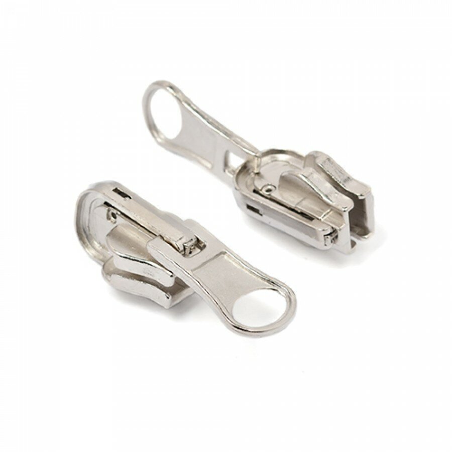 Замок MaxZipper автомат реверсивный (двухсторонний) ТР#8 цв. никель