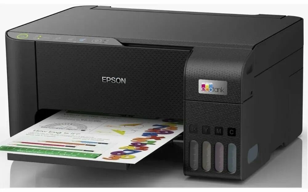 Epson МФУ Струйное L3258 не содержит чернил, черный
