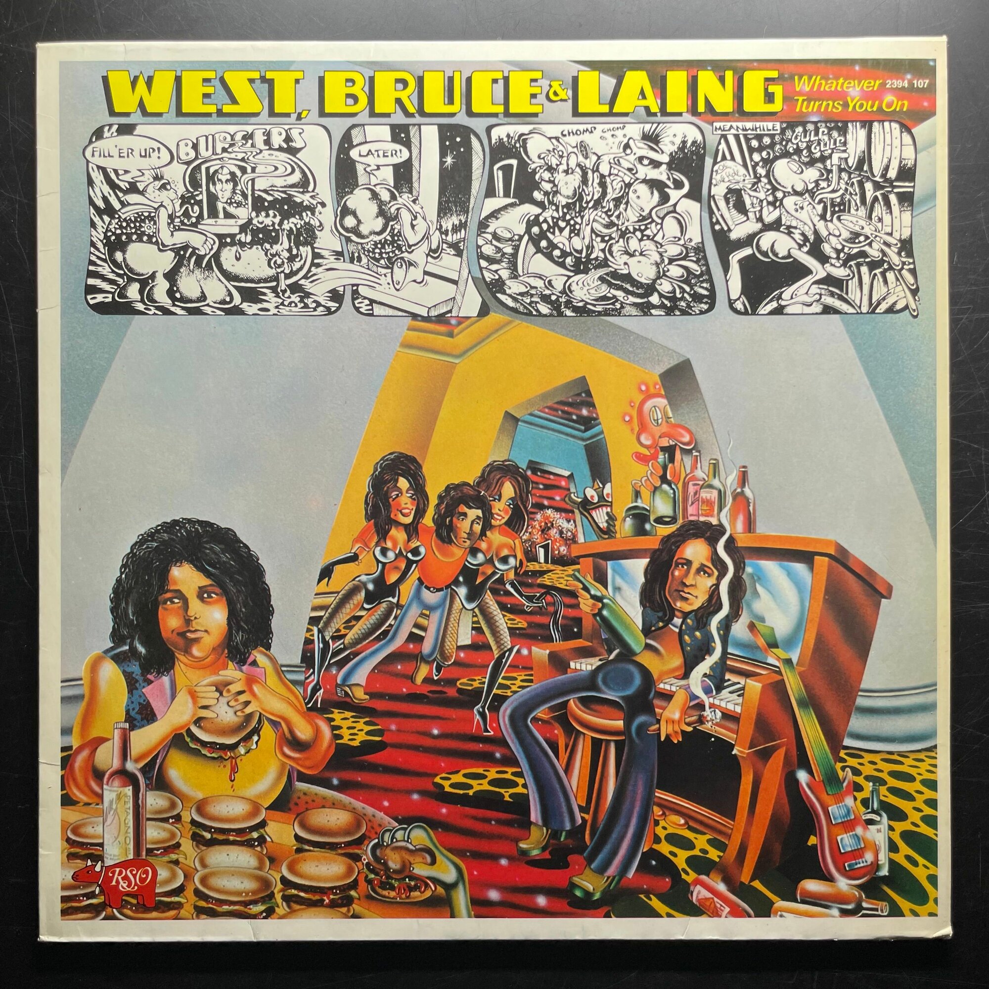 Виниловая пластинка West, Bruce & Laing - Whatever Turns You On (Германия 1973г.)