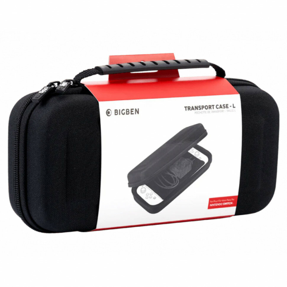 Чехол BIG BEN Transport Case - L для Nintendo Switch/Lite/OLED, черный