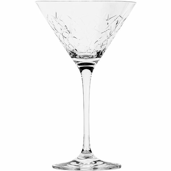 Коктейльная рюмка "Мартини" "Эссеншл", хр. стекло, 210мл, D-11,2, H-18,3см, прозр.