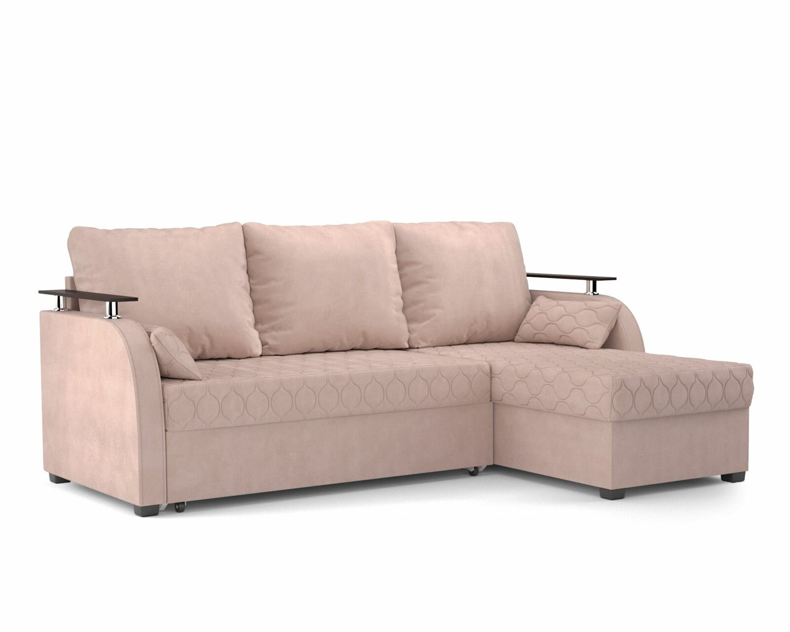 Диван угловой Mebel-ars Токио Кордрой бежевый Размеры: Высота 750мм Глубина 1580мм Ширина 2240мм