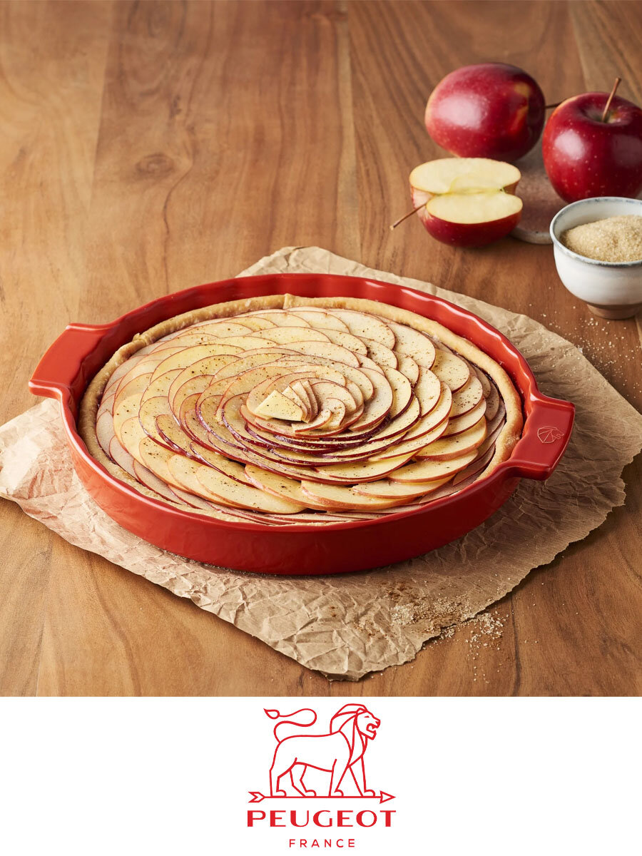 Форма для пирога Peugeot Red, диаметр 33 см, керамическая, красная