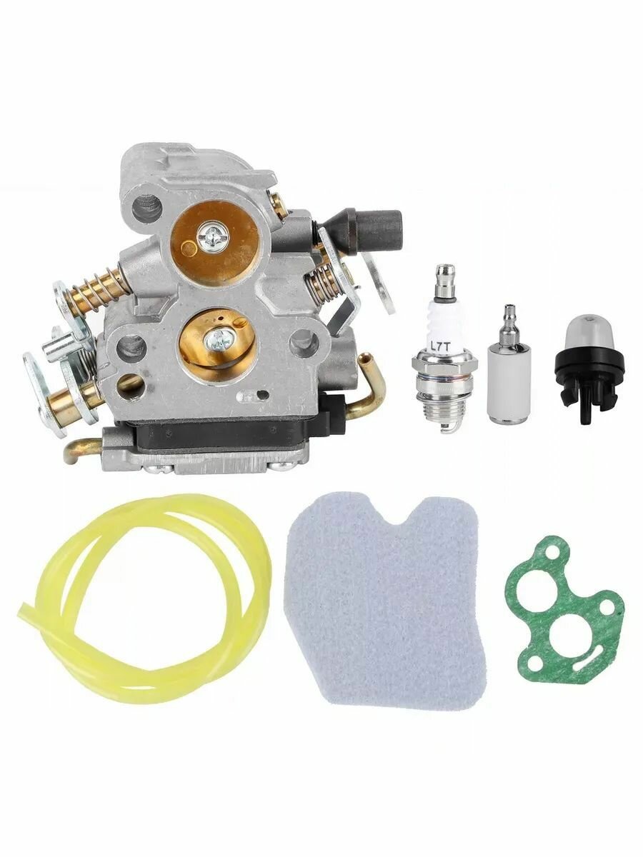 Набор с карбюратором для Husqvarna 235, 240, 235E, 240E, 236 (7 шт)