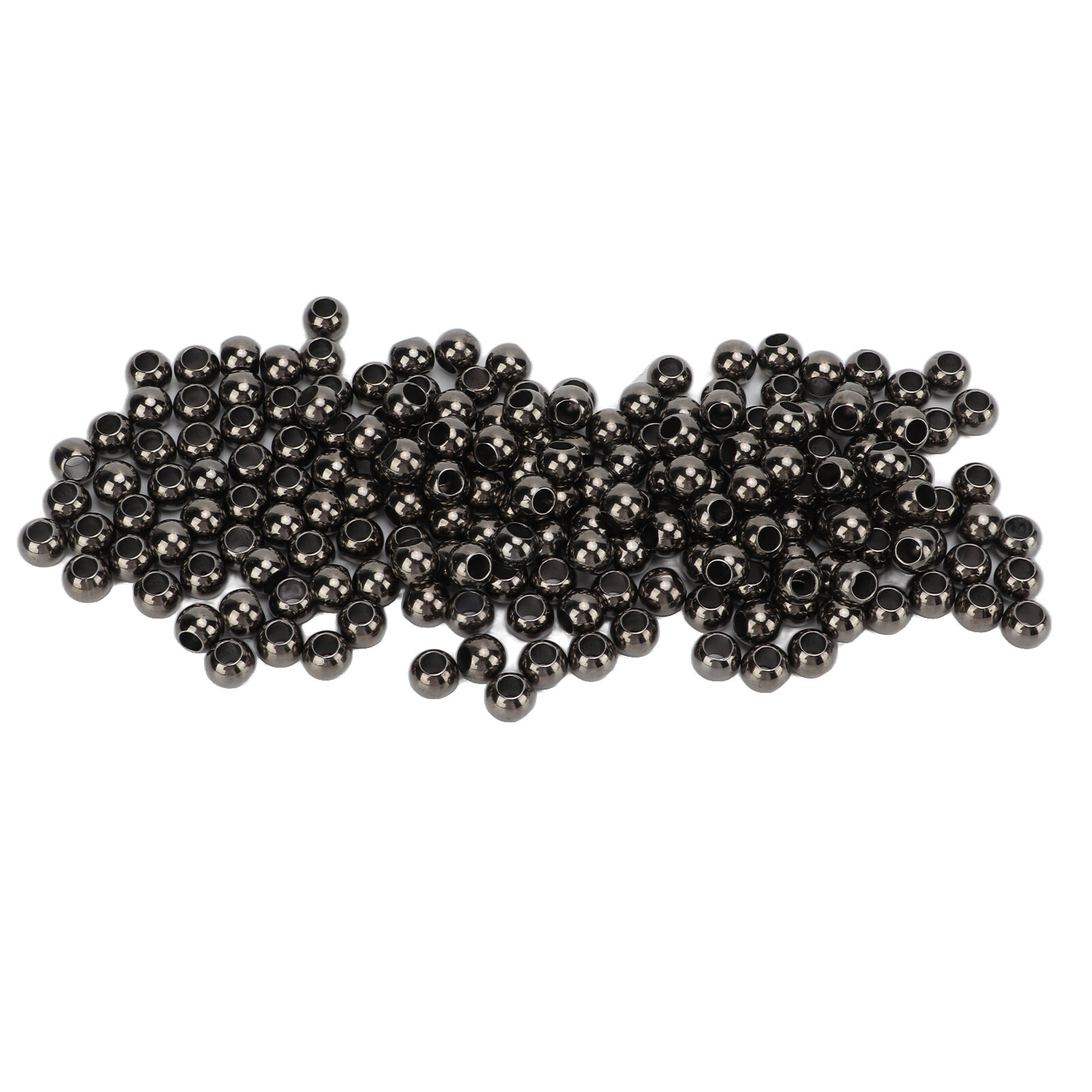 200 ПК Спейсер Бусины Большой отверстие круглый 5 мм/0,2 дюйма апертура 10 мм/0,4 дюйма для ювелирных устаре