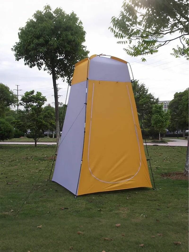 Душ садовый, складная конструкция, ткань тафта, 1,0 л, оранжевый