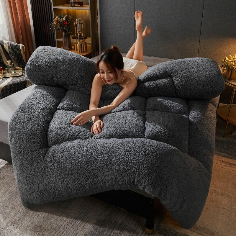 Матрас "Уют", из овечьей шерсти, гипоаллергенный, 90х200х17 см