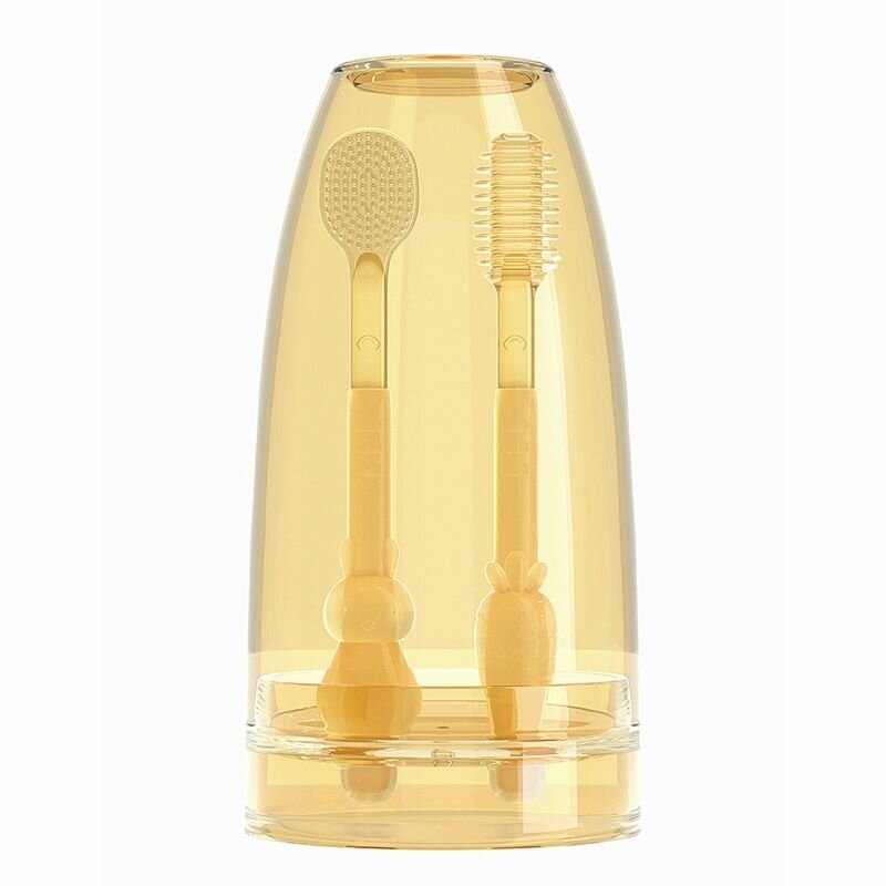 Детская зубная щетка с силиконовым покрытием