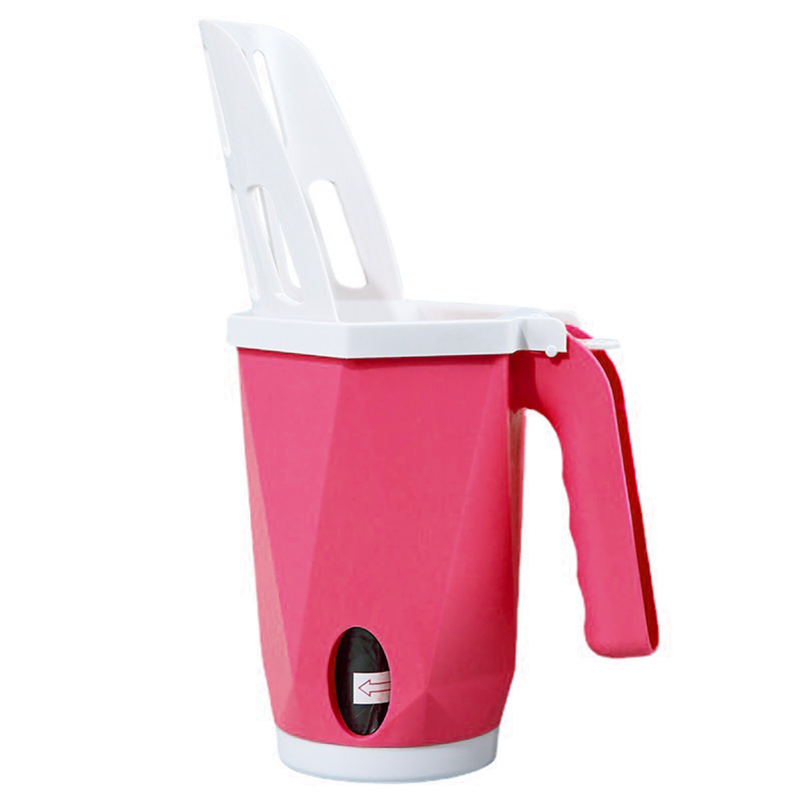 Cat Litter Shovel Detachable Portable Large Capacity Integrated Scooper with Box for Cats Kitten Red