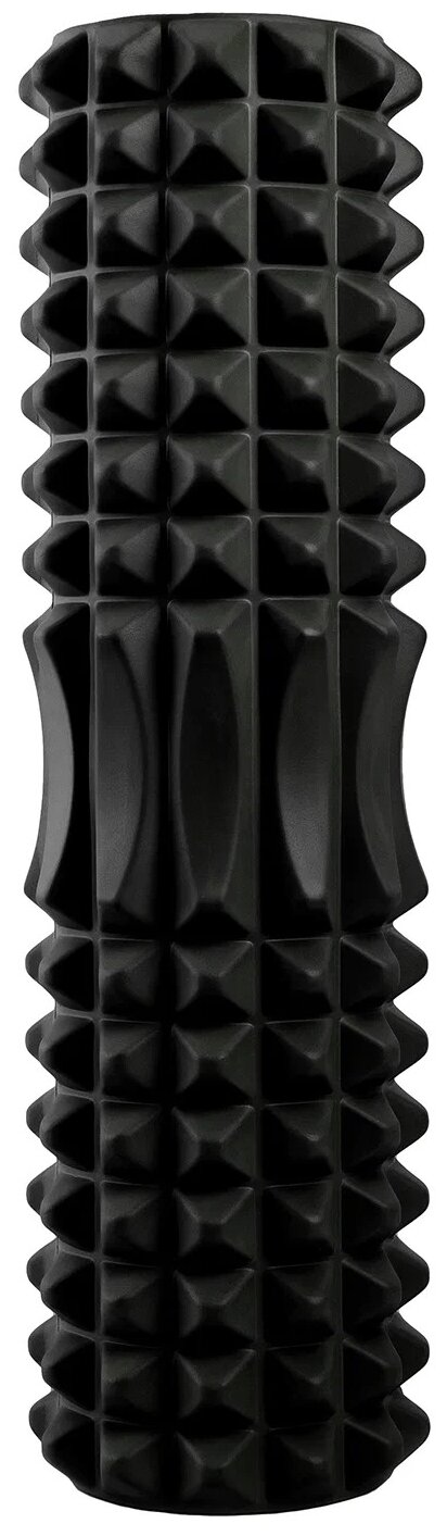 Роликовый массажер для тела, МФР ролл, спортивный ролл для йоги и фитнеса, ZDK, черный, 45*13см ZH