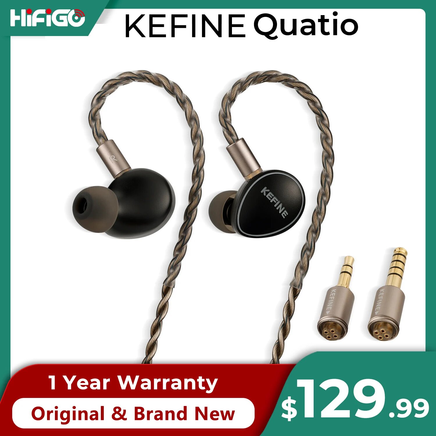 KEFINE Quatio 2DD+2BA Наушники-вкладыши