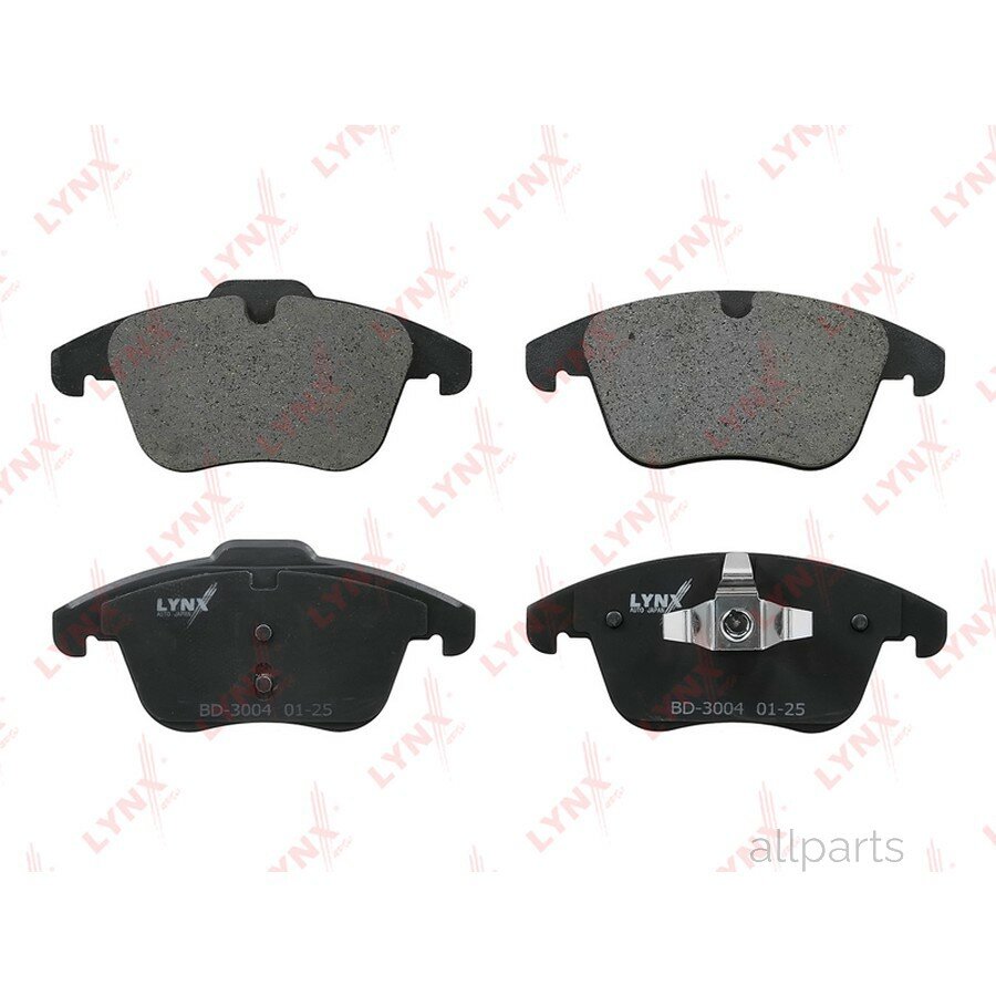 LYNXAUTO BD3004 колодки тормозные ПЕР FORD MONDEO IV 07-/S-MAX 06-/GALAXY 06-, LANDROVER FREELANDER II 06