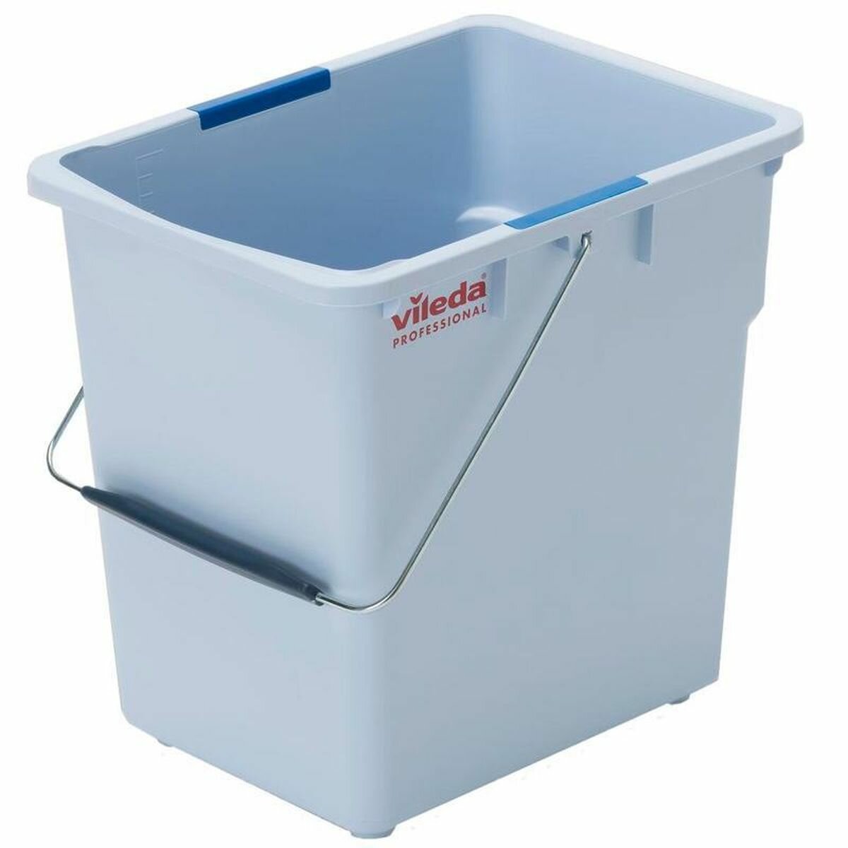 Ведро 25л Vileda "УльтраСпид", пластиковое, серо-голубое (370х280х360мм) (508243)