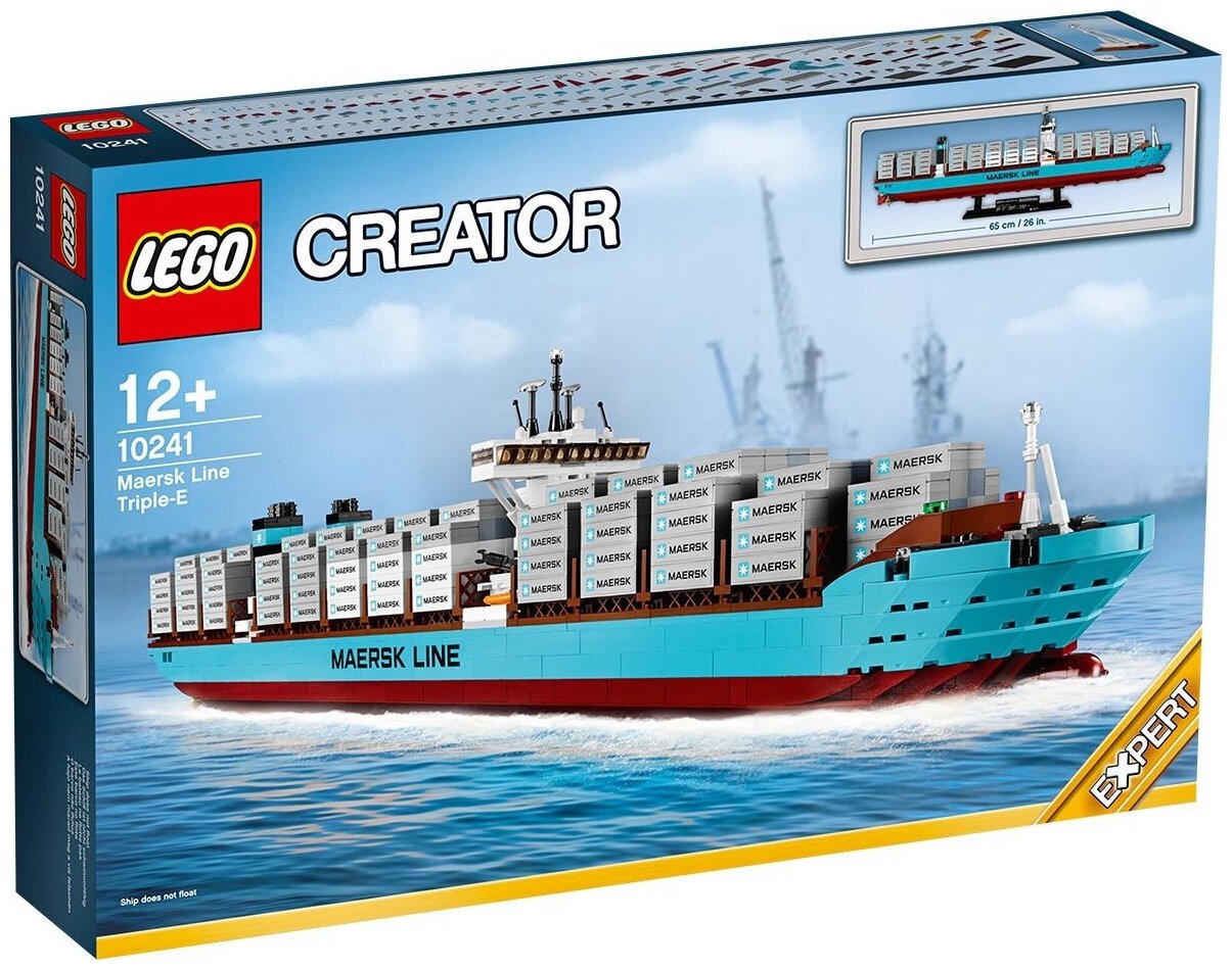 Конструктор LEGO Creator Maersk 10241 "Контейнеровоз", 1518 элементов