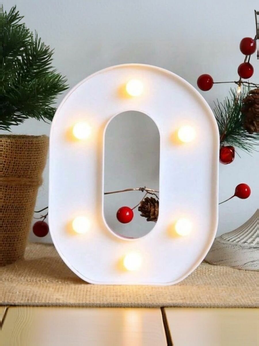 Большая световая декоративная буква "Любовь" с LED
